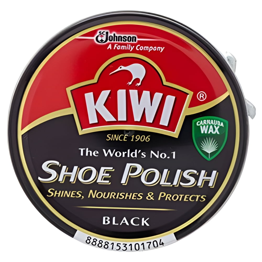 Kiwi Wax Shoe Polish Shine, Nourishes & Protects Black 45ml, 1.52 Oz - Walmart.com