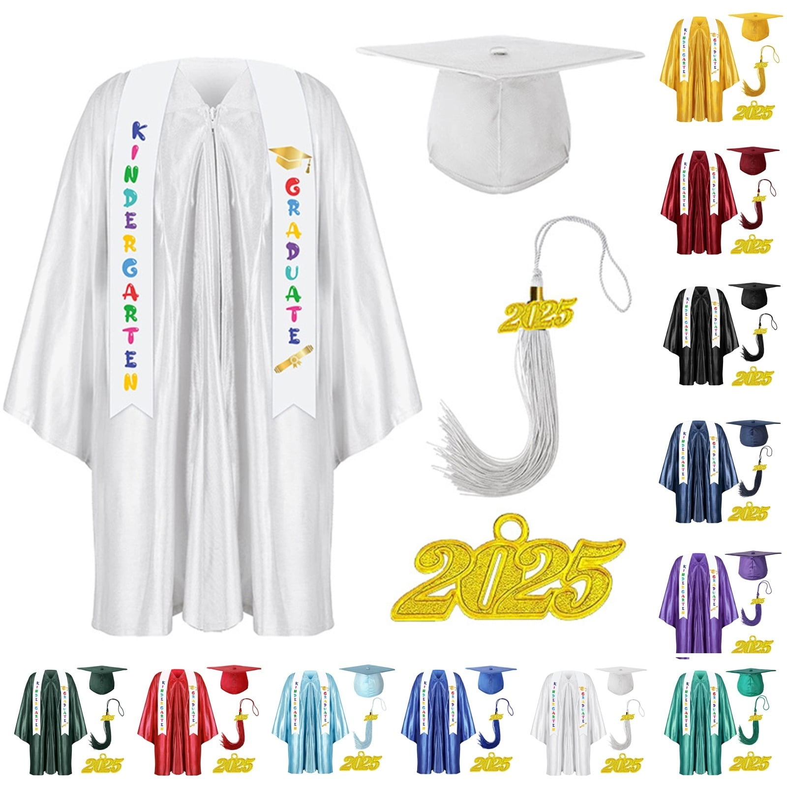 Kixjoy I Did It! Kindergarten Graduation Set, Celebrate Pride with 2025 ...