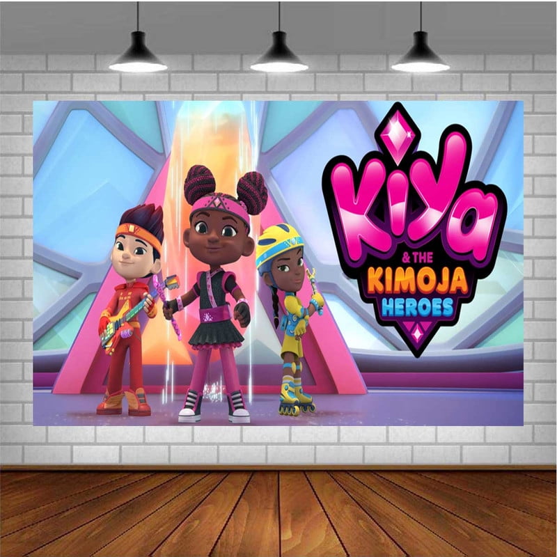 Kiya and the Kimoja Heroes Banner Poster Wall Decor Birthday Backdrop ...