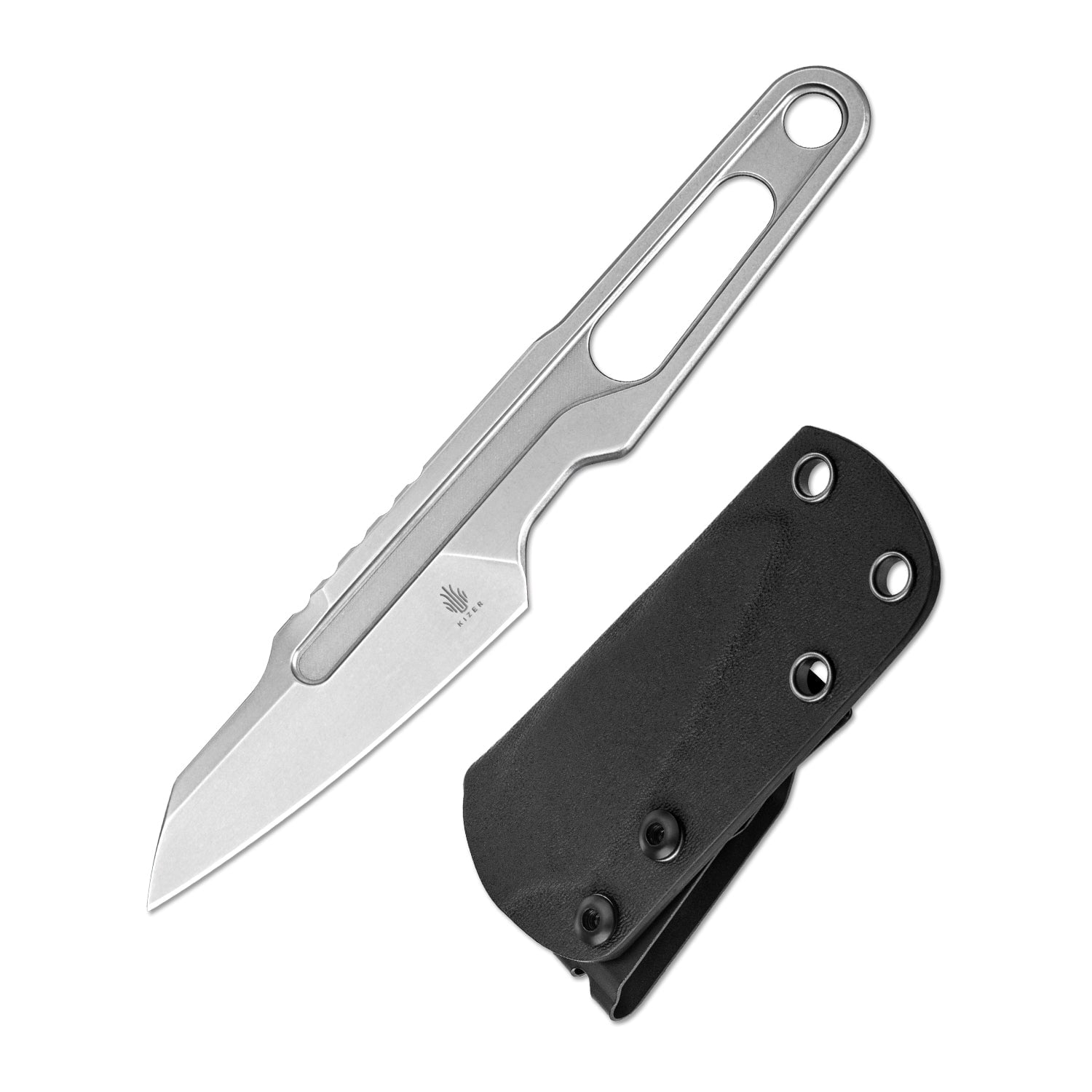 Kizer Cobbler Fixed Blade Knife D2 Blade D2 Handle Pocket Knife 1057A1 ...