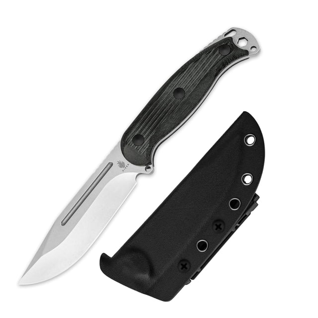 Kizer Fixed Blade Knife Ursa Major, Nitro-V Steel Micarta Handle Pocket ...