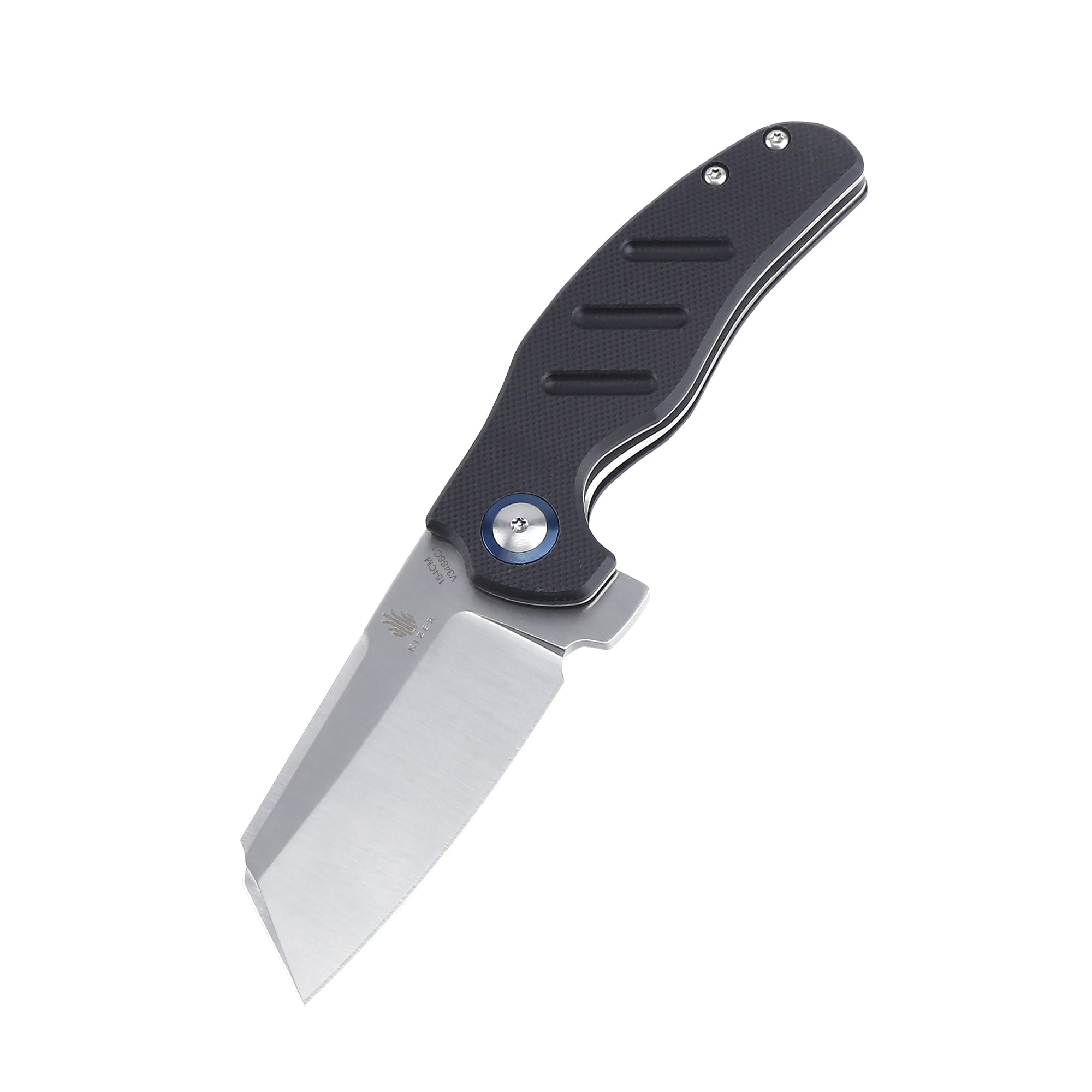 Kizer Mini Sheepdog C01c Black G-10 Handle 154CM Steel Blade Pocket ...