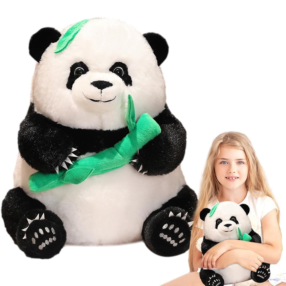 Kizocay 12.6'' Cute Bamboo Leaf Panda Stuffed Toys Doll Sitting Giant ...