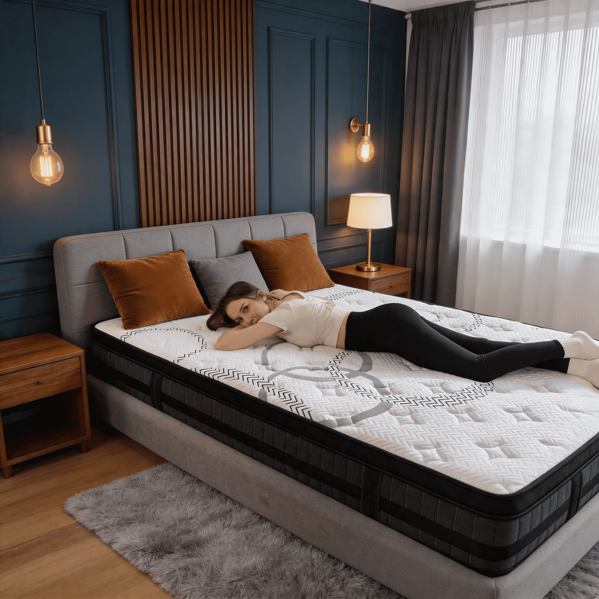 Kizreo 12 inch Queen Mattress, Hybrid Extra Firm Mattresses with ...