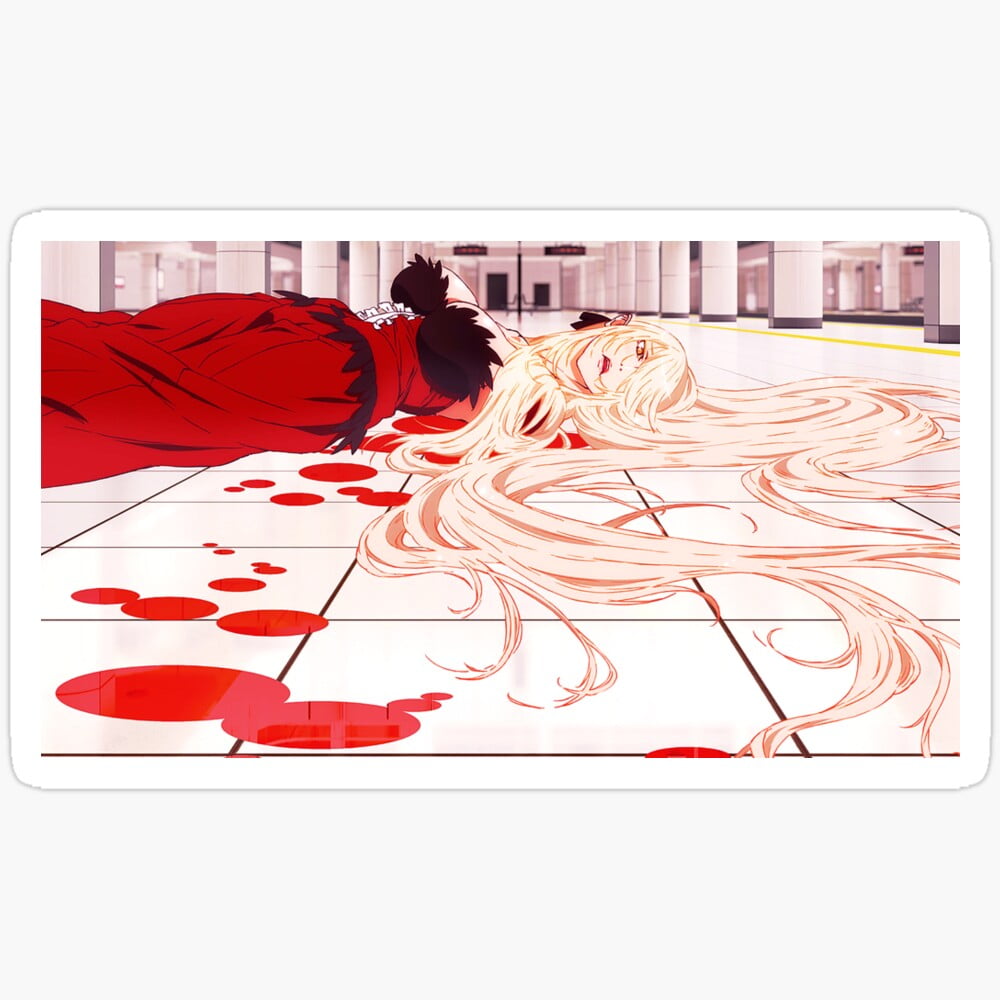 Kizumonogatari - Heart-Under-Blade Sticker Phone Decal Water Bottle ...