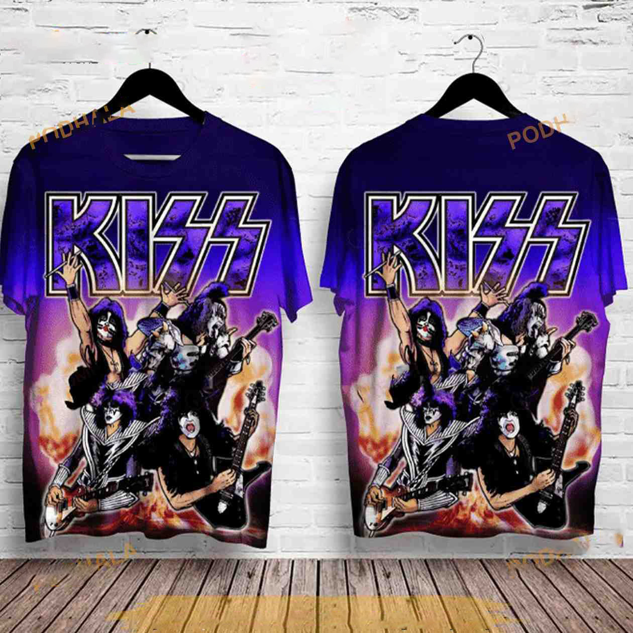 Kizz 3D Shirt, Rock Band 3D Shirt - Walmart.com