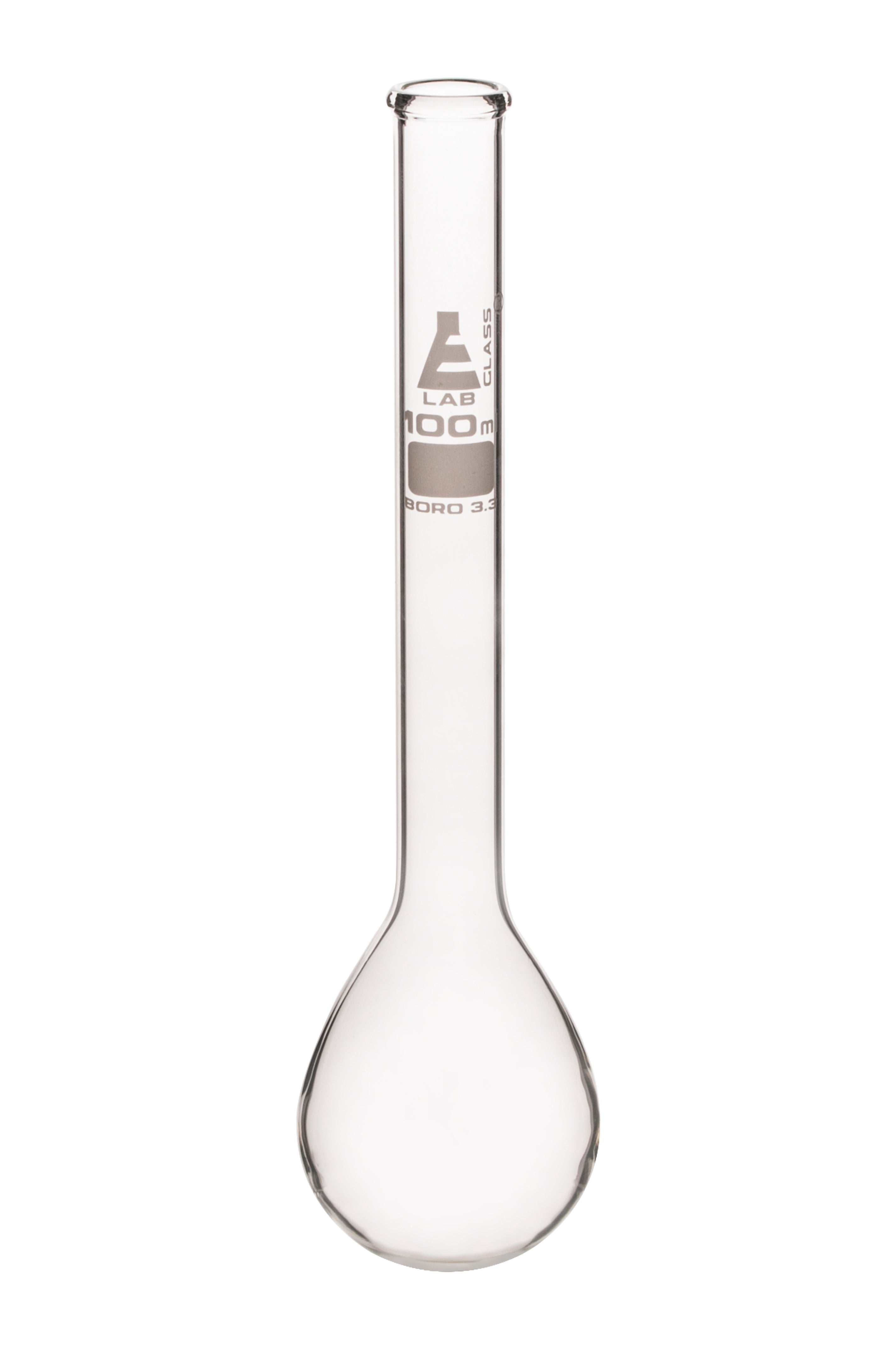 Kjeldahl Flask, 100mL - Long Neck, Round Bottom - Borosilicate Glass ...
