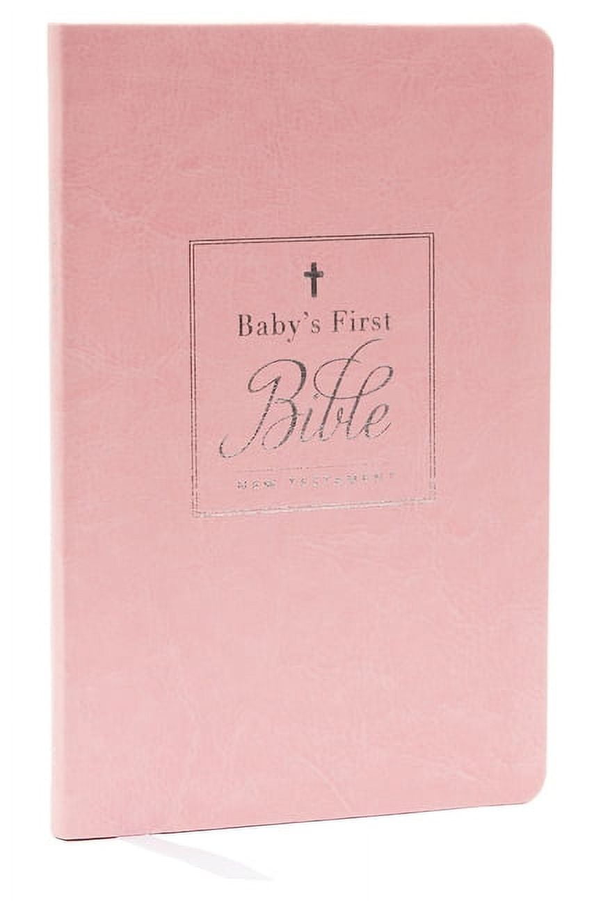 Kjv, Baby's First New Testament, Leathersoft, Pink, Red Letter, Comfort ...