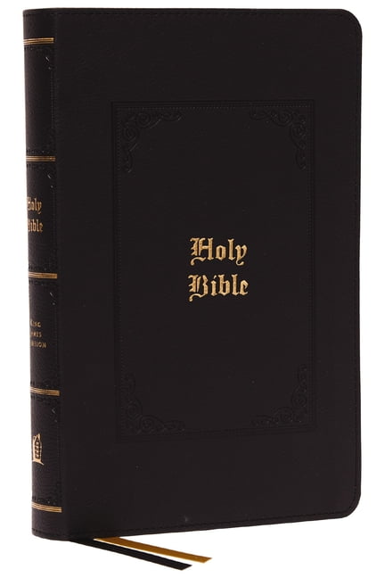 Kjv, Personal Size Large Print Reference Bible, Vintage Series, Black ...