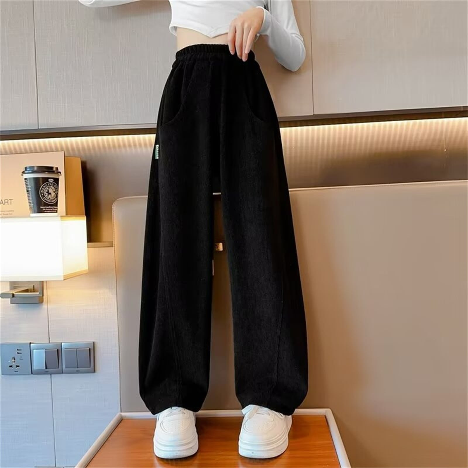 KkSLirnhs Girls Sweatpants Size 10-12 Sports Cute Joggers Elastic Waist ...