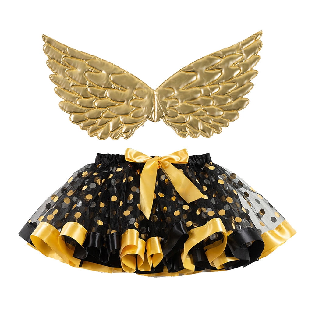 KkSLirnhs S Girls' Summer Party Mini Skirt with Bubble Design and Soft ...