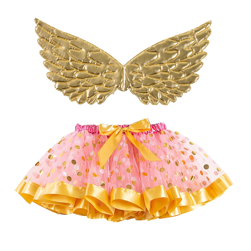 KkSLirnhs S Girls' Summer Party Mini Skirt with Bubble Design and Soft ...