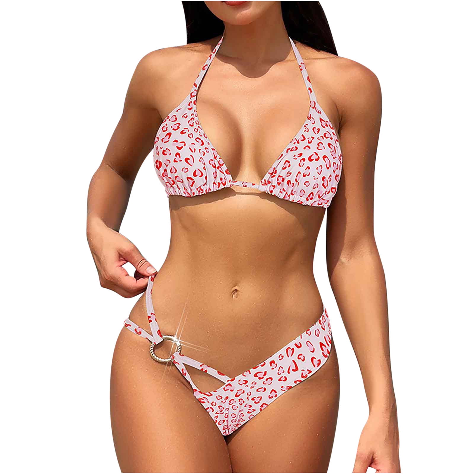Kkslirnhs Swimsuit Women Plus Size Clearance Womens Fashion Bikini Set