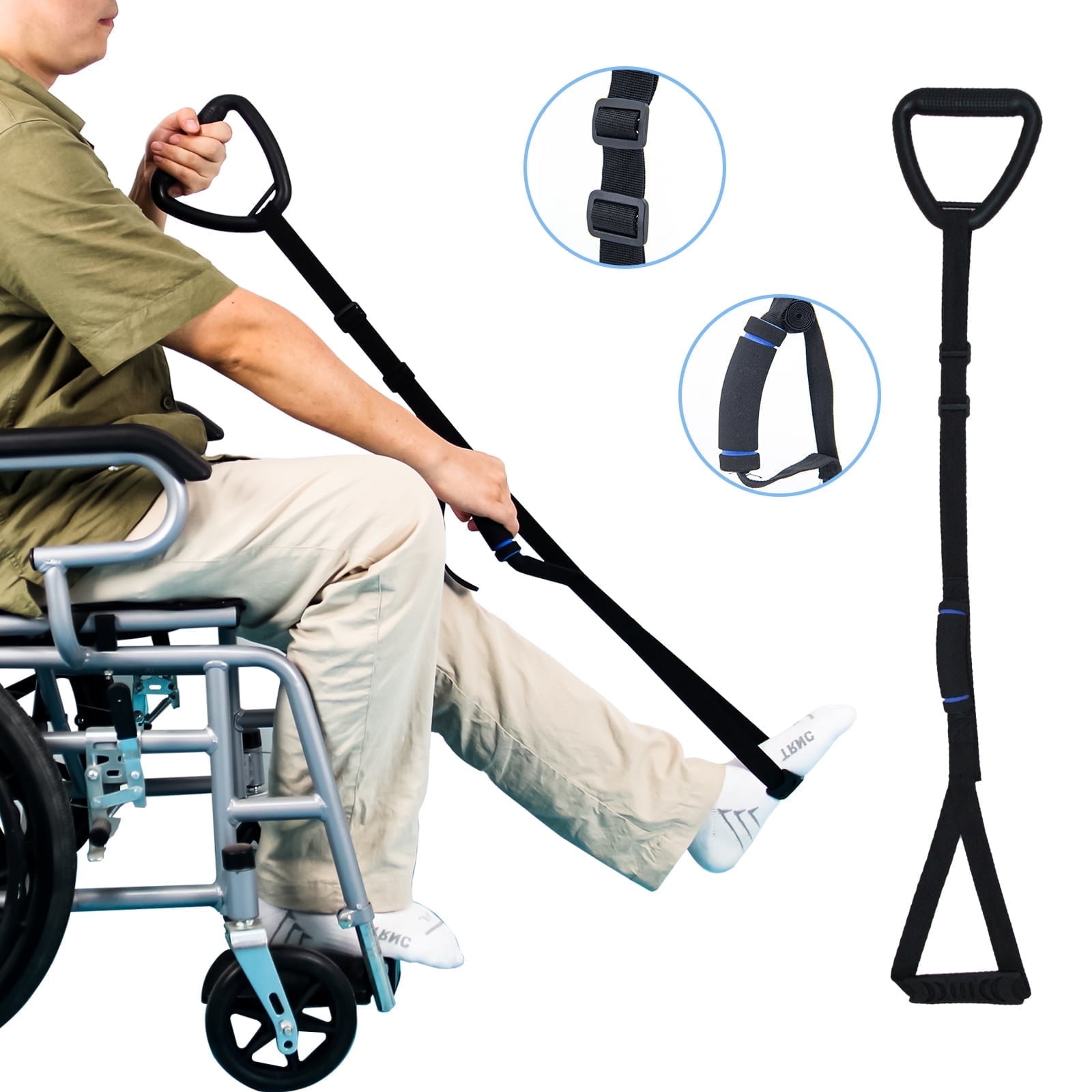 KkaFFe Leg Strap Knee Replacement Aid Mobility Assist Easy Liftin Legs ...