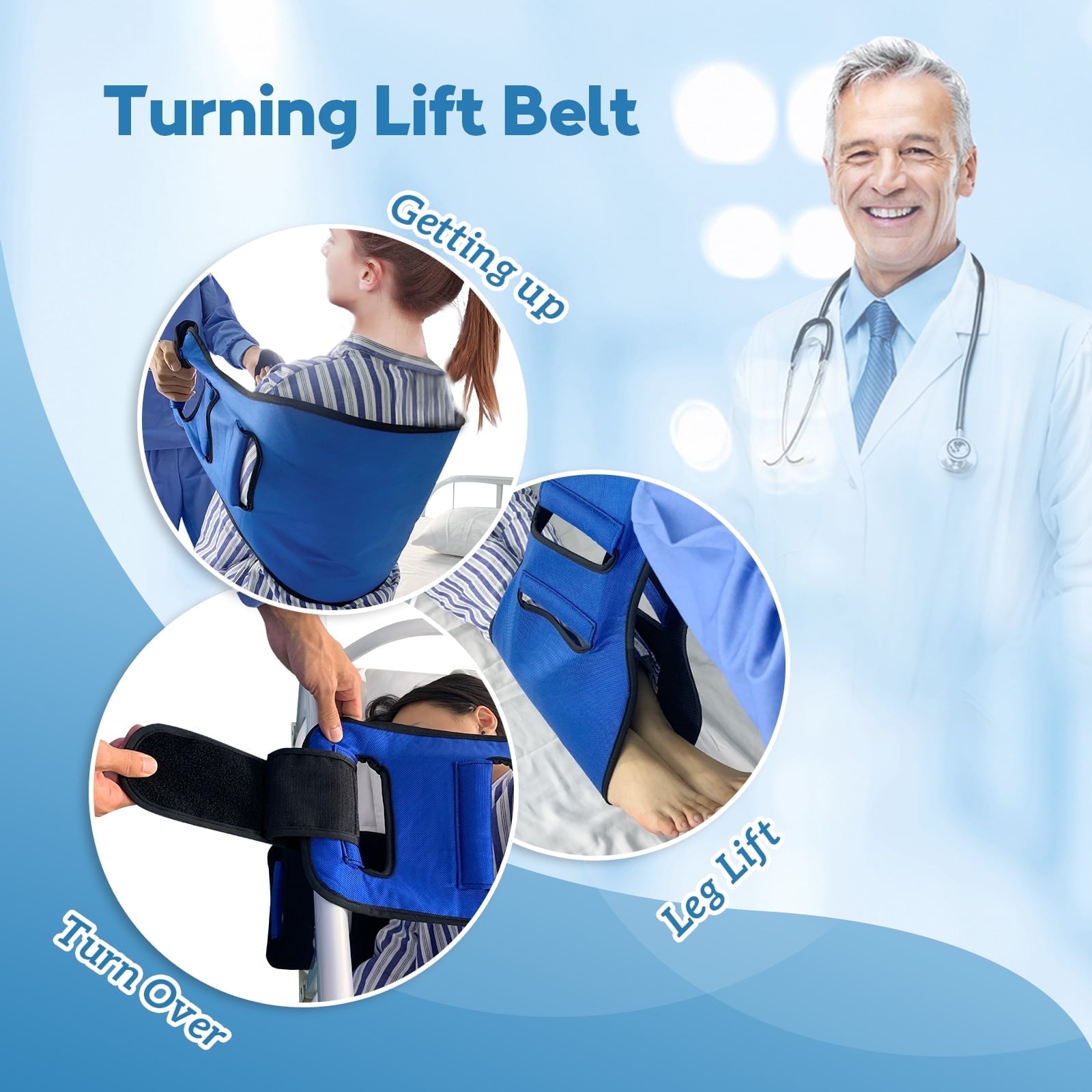 KkaFFe Transfer Belts for Lifting Seniors Gait Belts Devices to Lift ...