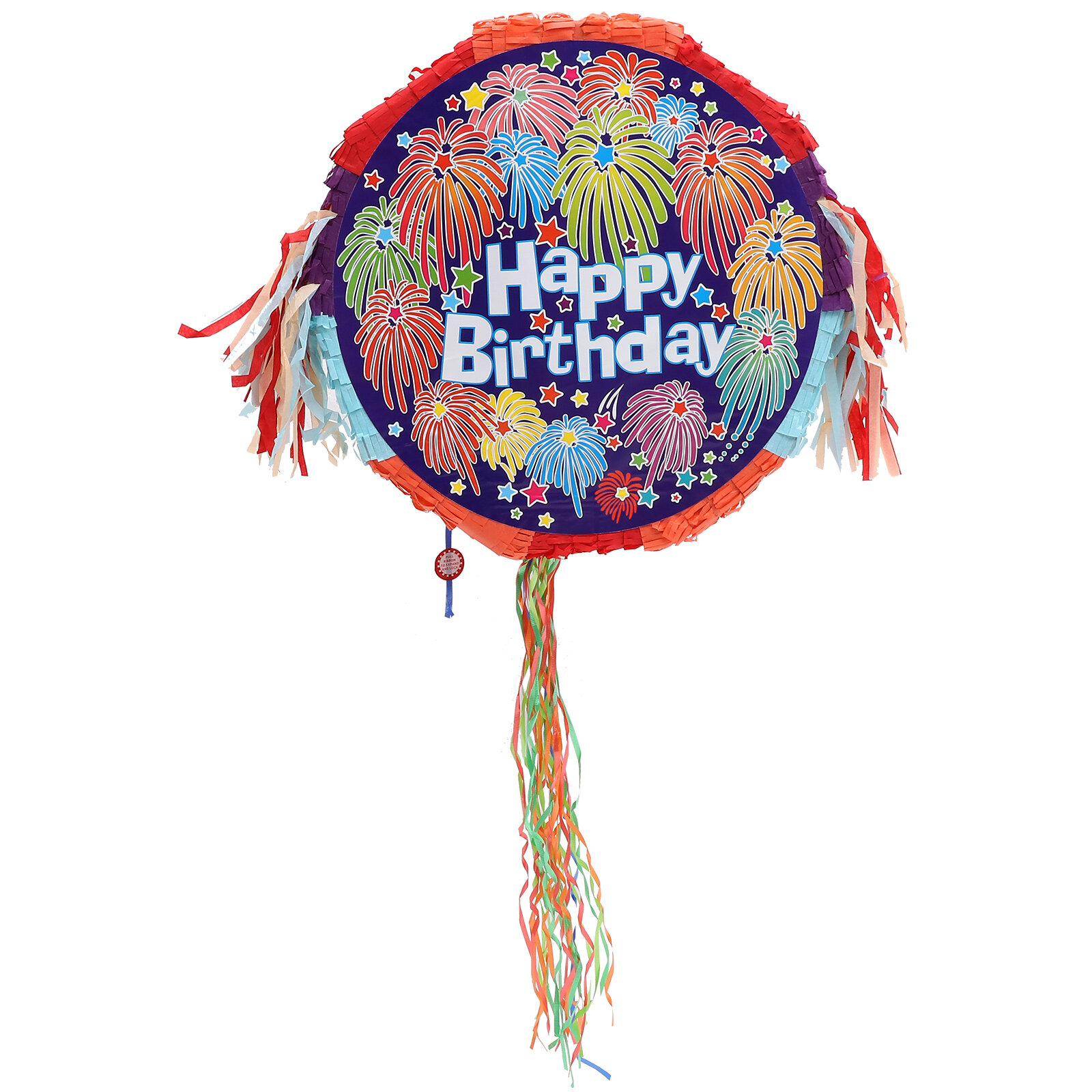 WINOMO Happy Birthday Pinata Circular Party Decoration 1Set - Walmart.com