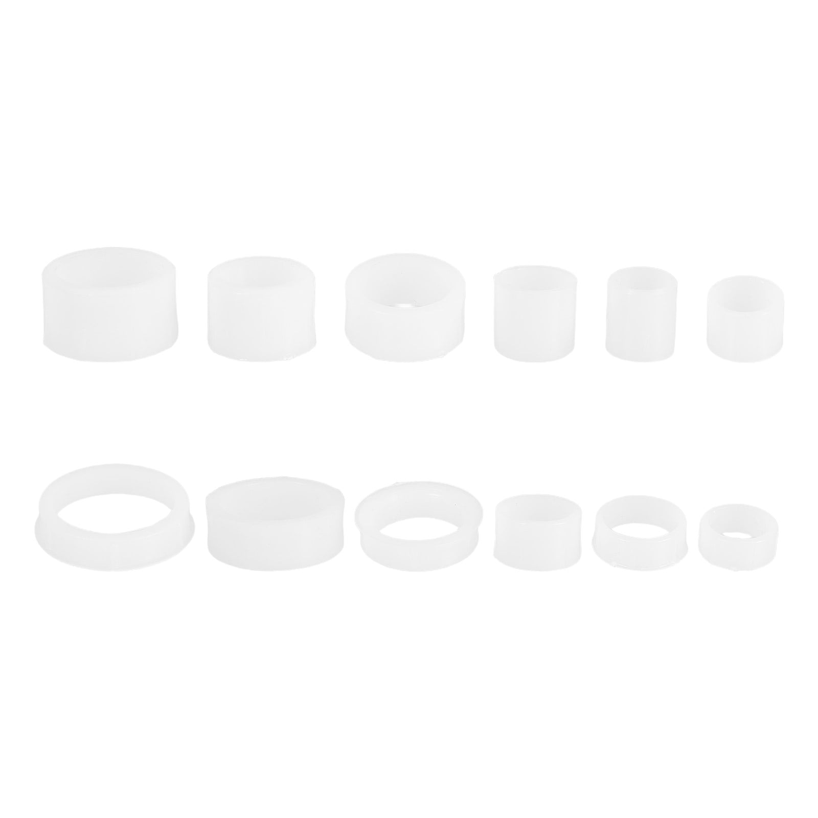 Kkewar Grinding Wheel Bushing Kits 12 Pcs White Plastic Reducing ...