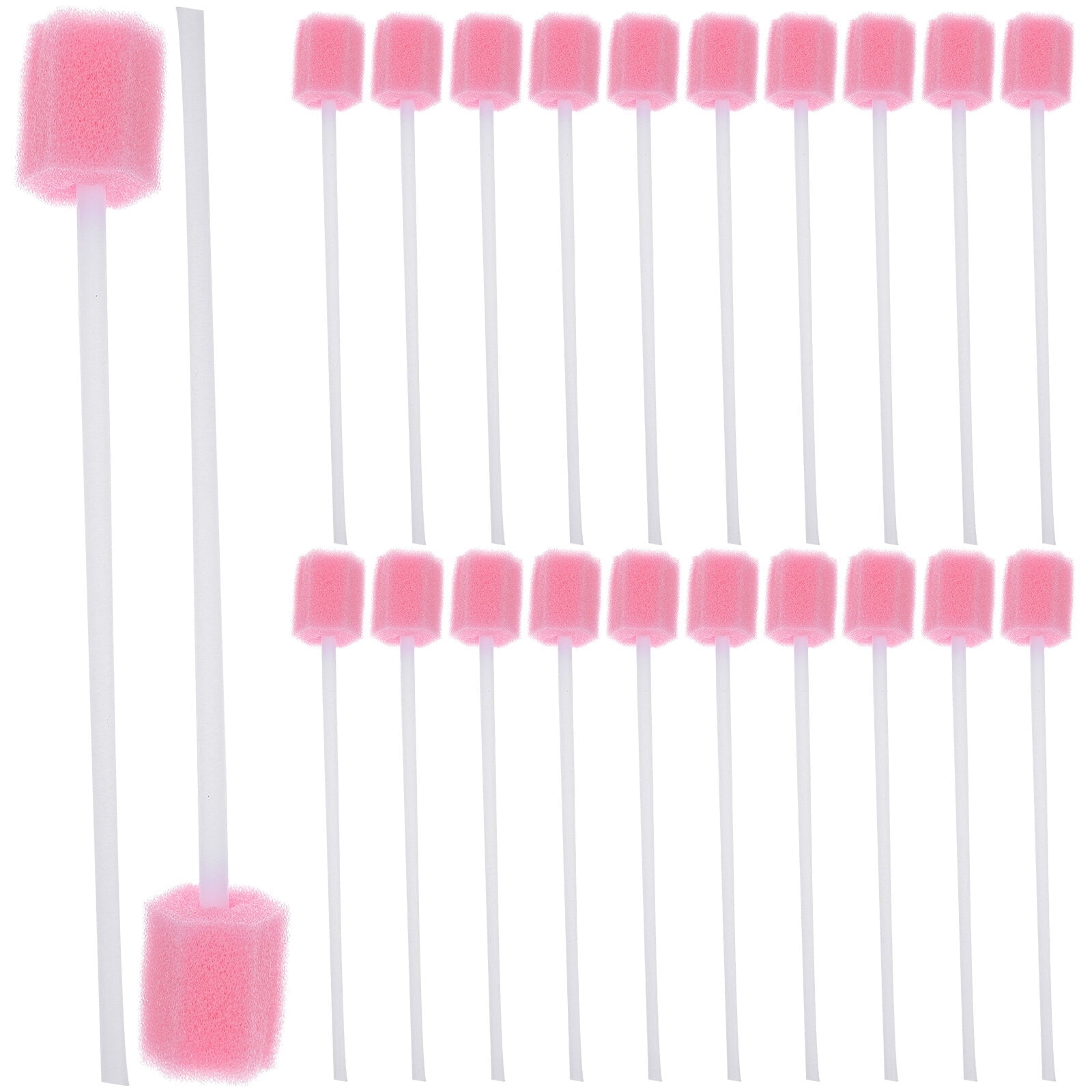 Kkewar Mouth Care Swabs,100pcs Disposable Oral Care Sponge Swab Tooth ...