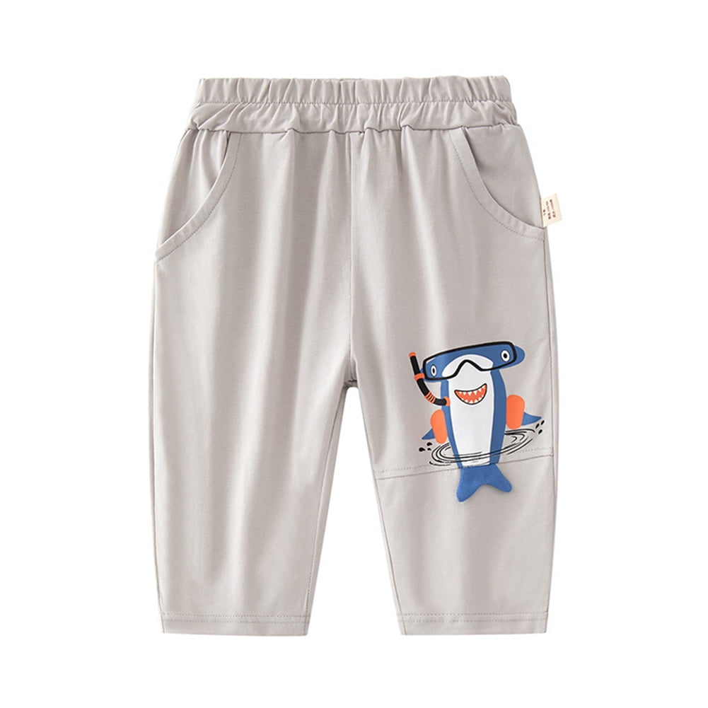 Kkkded Kids Toddler Boys Shorts Summer Elastic Waist Casual Shorts ...