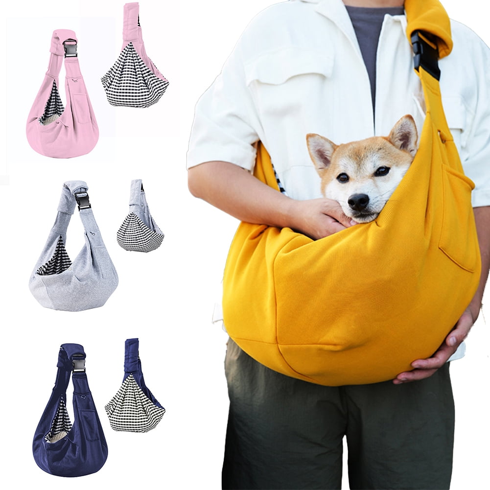 Kkkded Pet Dog Cat Sling Carrier Puppy Sling Bag Small Dogs Cats ...