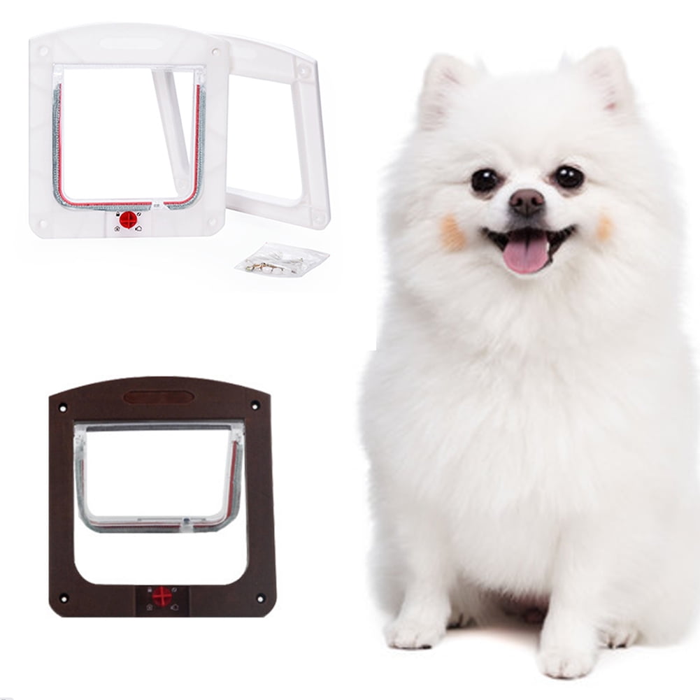 Kkkded Pet Door Prop ,Cat Dogs with Automatic Closing Double Panels ...