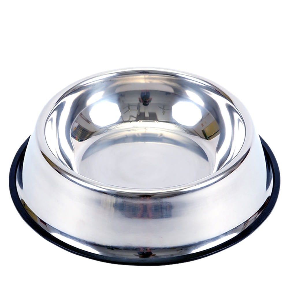 Kkkded Pets Bowls Dog Cat Bowls Stainless Steel Dog Bowl with Non Skid ...
