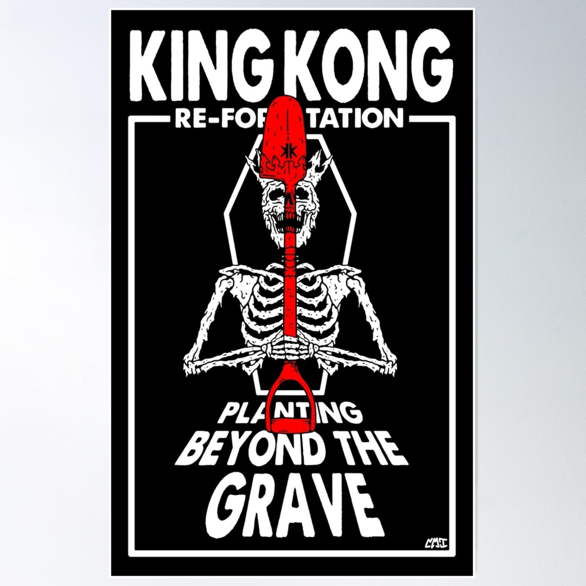Kkrf Planting Beyond The Grave Poster Wall Art, Modern Wall Decor For ...