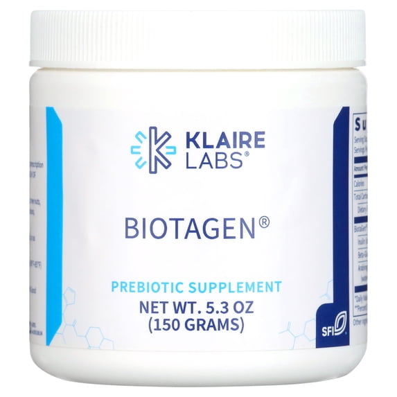 Klaire Labs Biotagen Prebiotic Powder - Supports Gut Microbiota ...