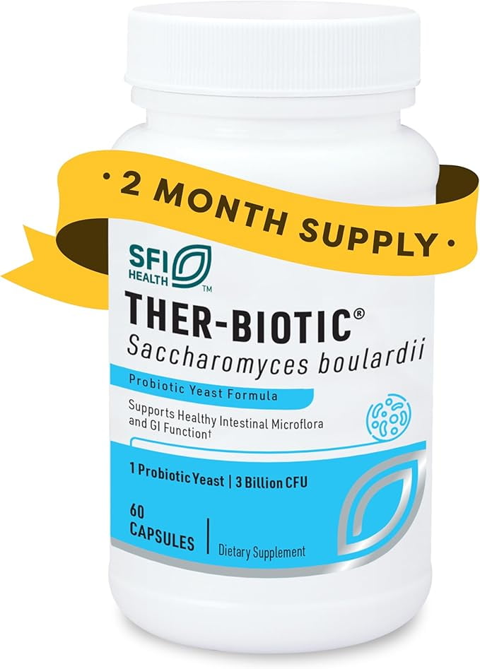 Klaire Labs SFI Health Ther-Biotic Saccharomyces Boulardii Probiotics ...