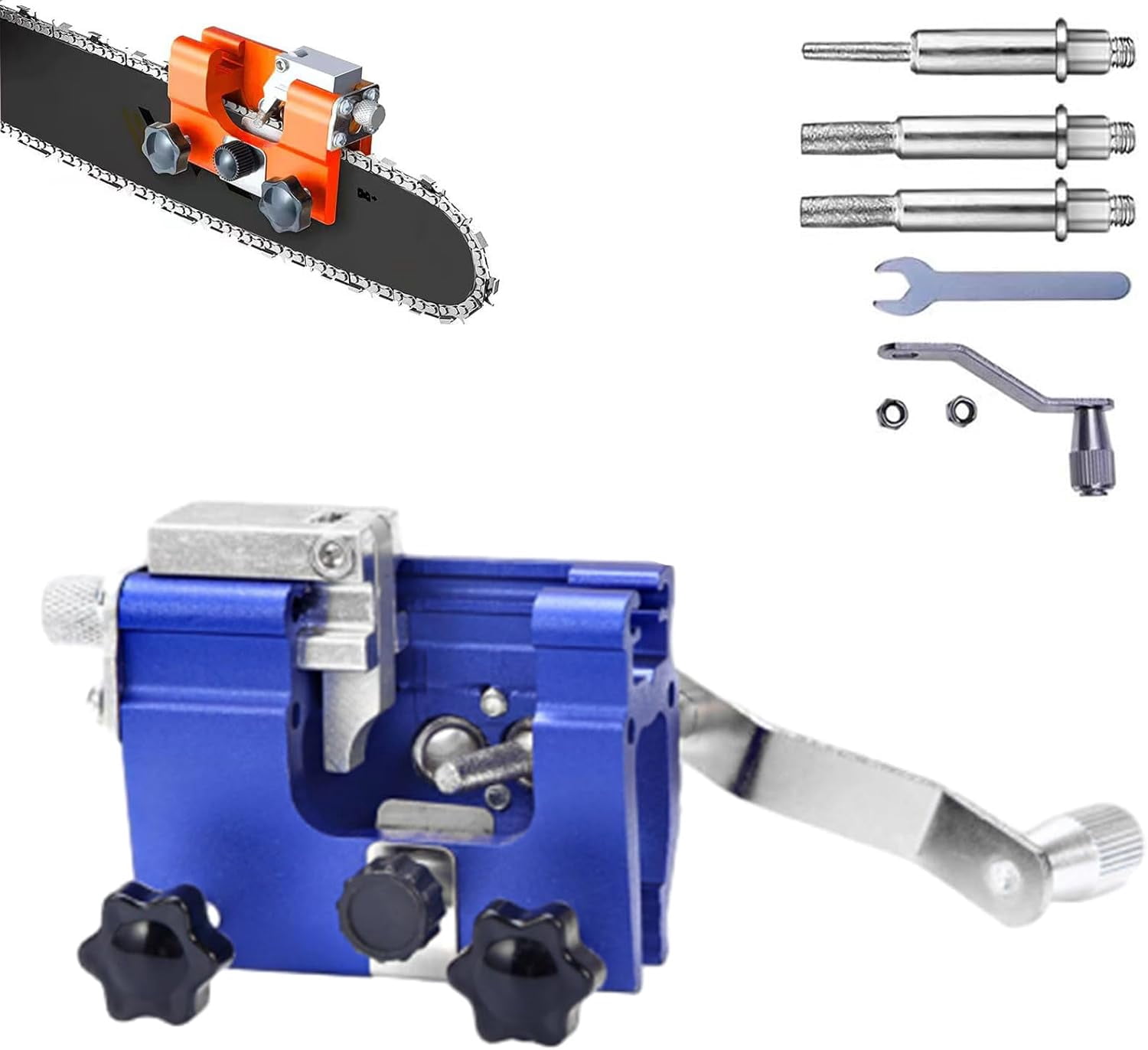 Klampero Chain Sharpener, Chain Saw Sharpener Tool, Chainsaw Sharpener ...