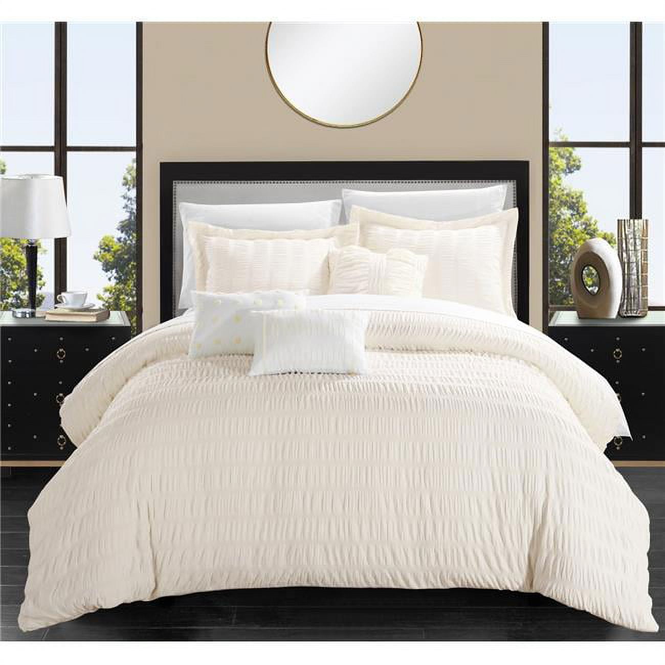 Klara 10 Piece Comforter Set, Beige - Queen - Walmart.com