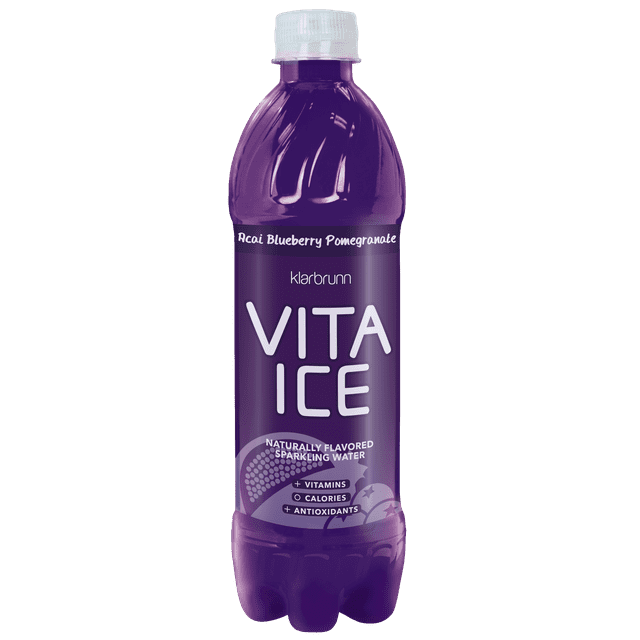 Klarbrunn Vita Ice Acai Blueberry Pomegranate Naturally Flavored Sparkling Water, 17 fl oz ...