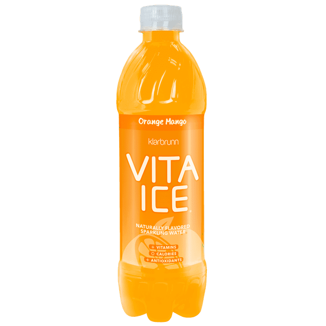 Klarbrunn Vita Ice Orange Mango Naturally Flavored Sparkling Water, 17 fl oz Bottle - Walmart.com