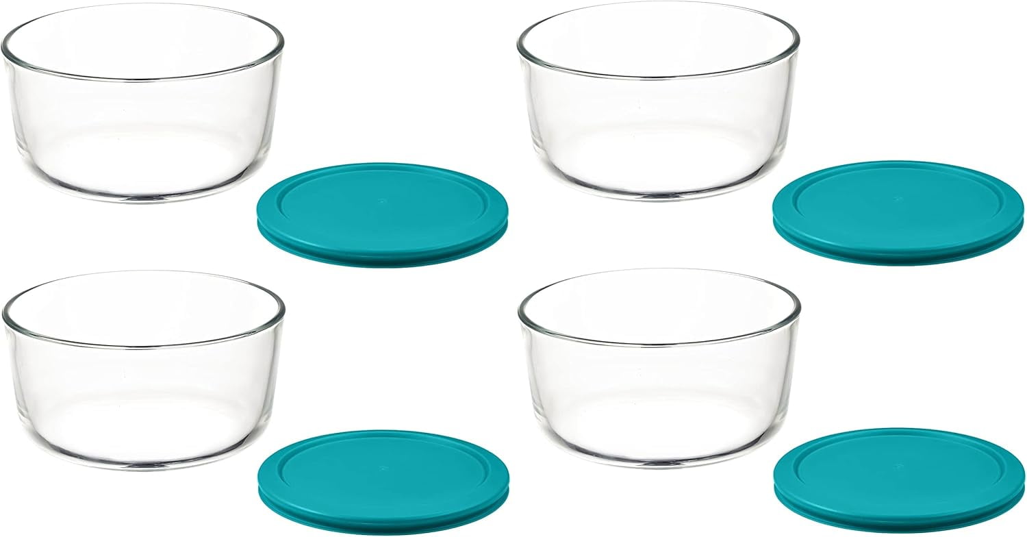 Klareware Glass Food Storage Containers Stackable Meal Prep Lunch Bento ...