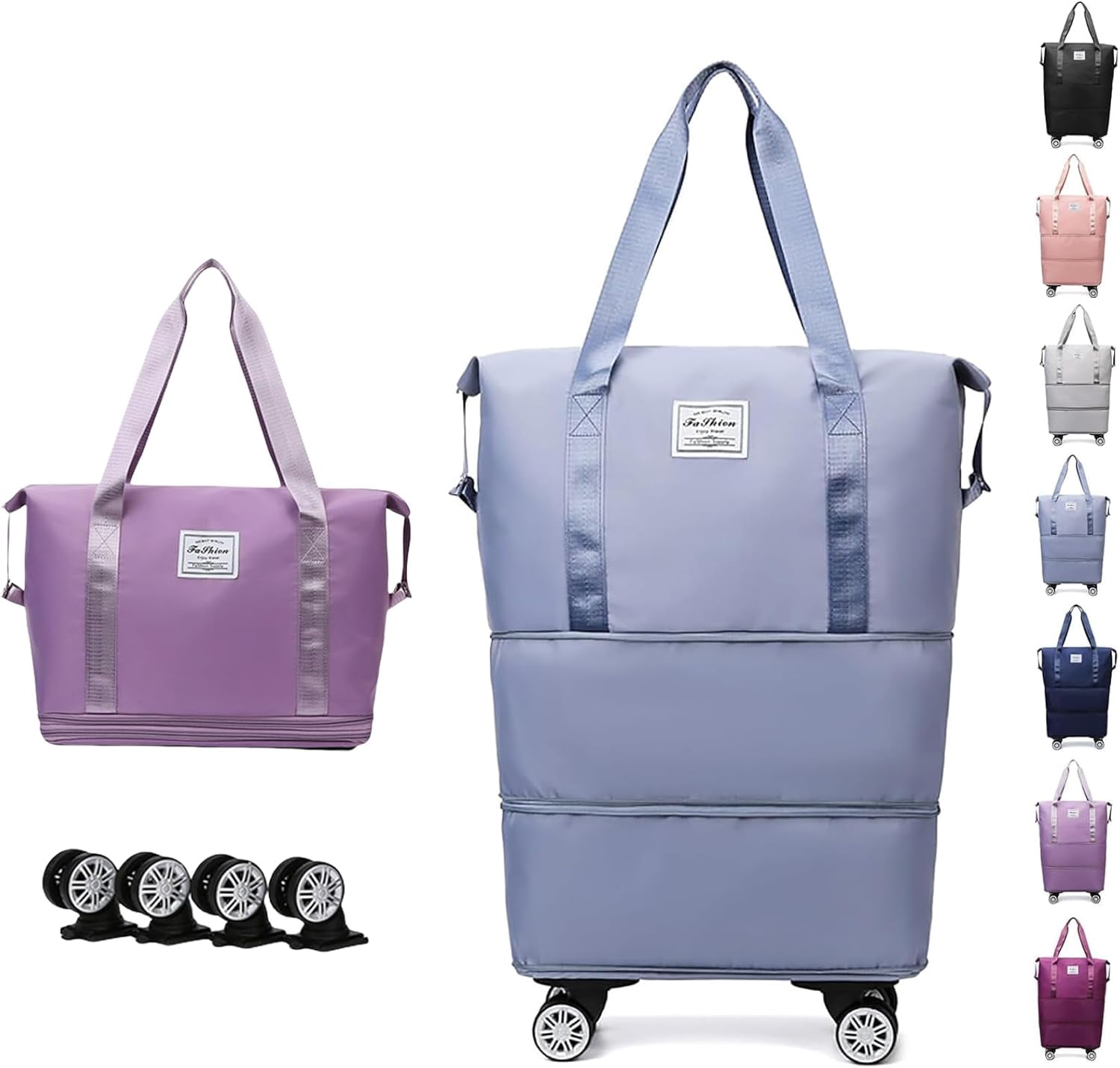 Klarson Expandable Bag with Wheels, Expandable Bag with Wheels ...