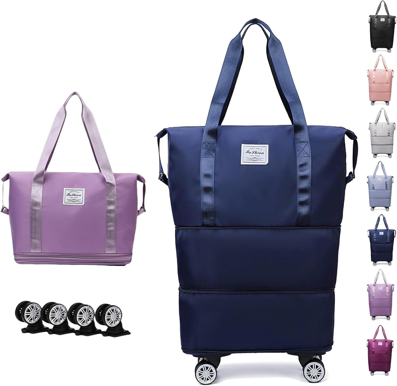 Klarson Expandable Bag with Wheels, Expandable Bag with Wheels ...