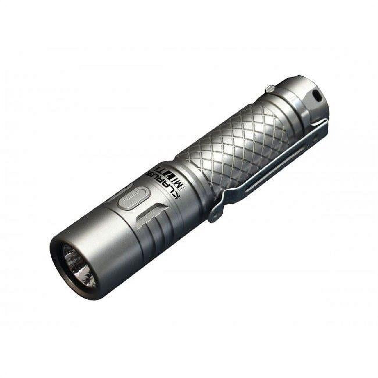 Klarus KLARUS-MI7-TI Titanium Mini-Might EDC Flashlight with CREE XP-L ...