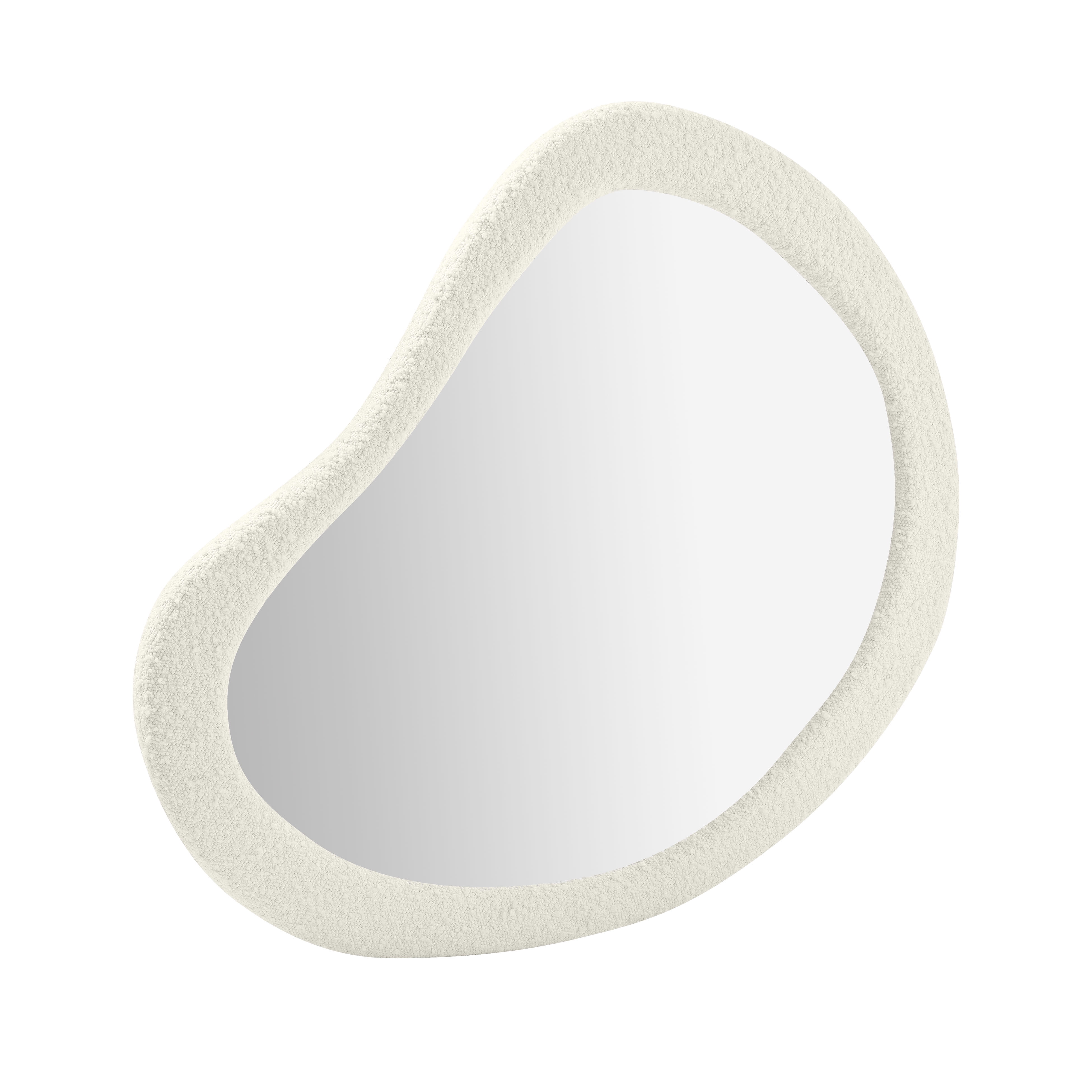 Klaryss Teardrop Boucle Mirror - Walmart.com
