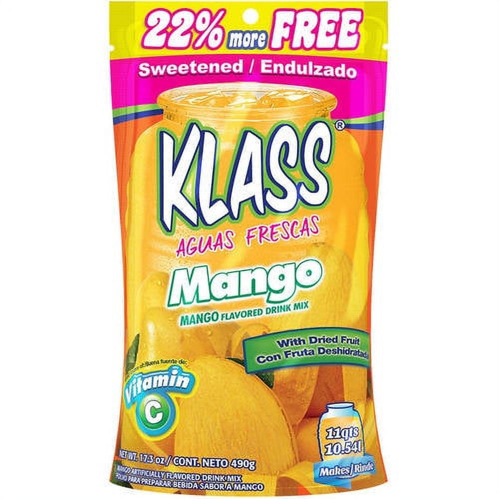 Klass Agua Frescas Mango Drink Mix, 17.3 oz - Walmart.com