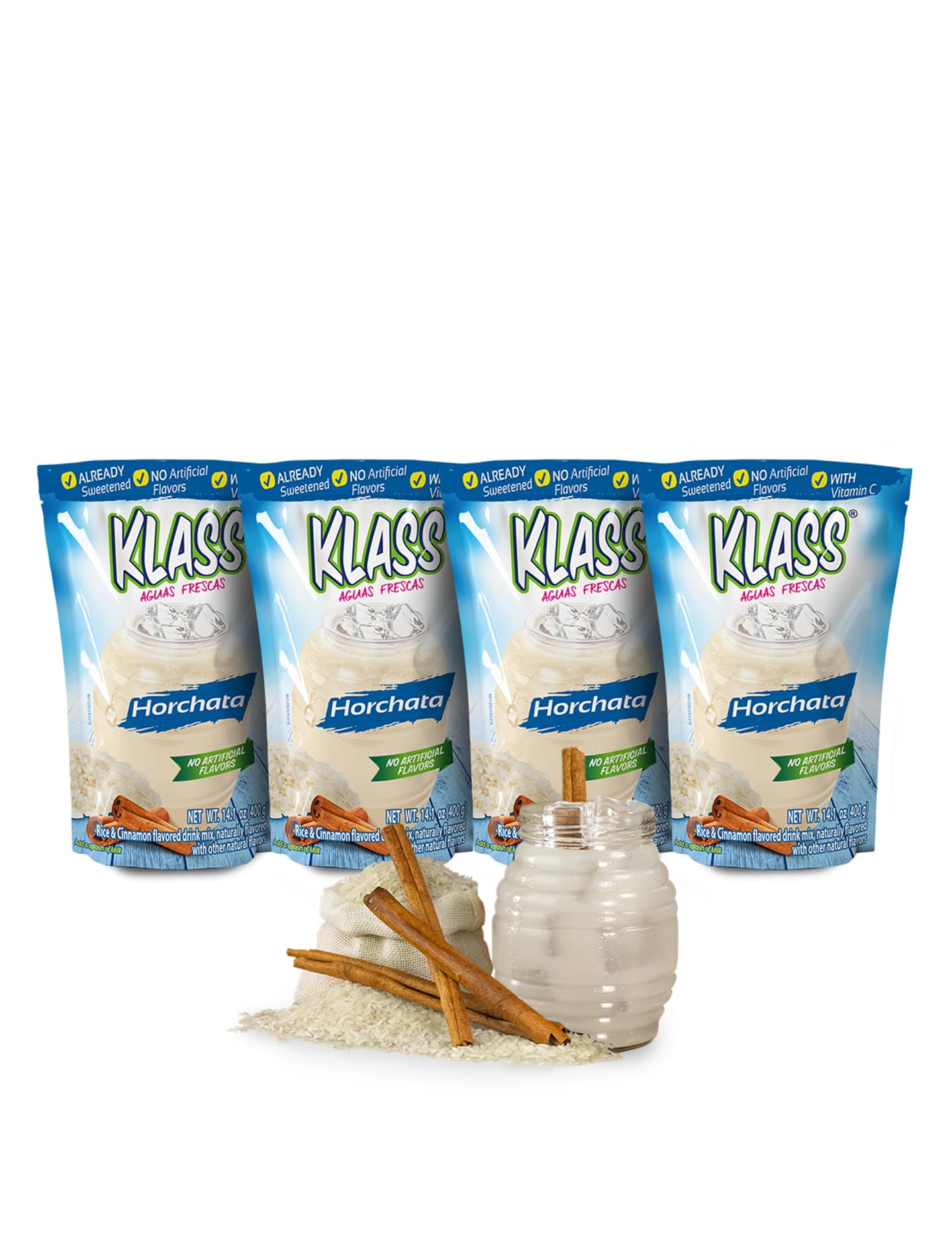 Klass Aguas Frescas | Drink Mix BSL1 | Horchata | Flavors From Natural ...
