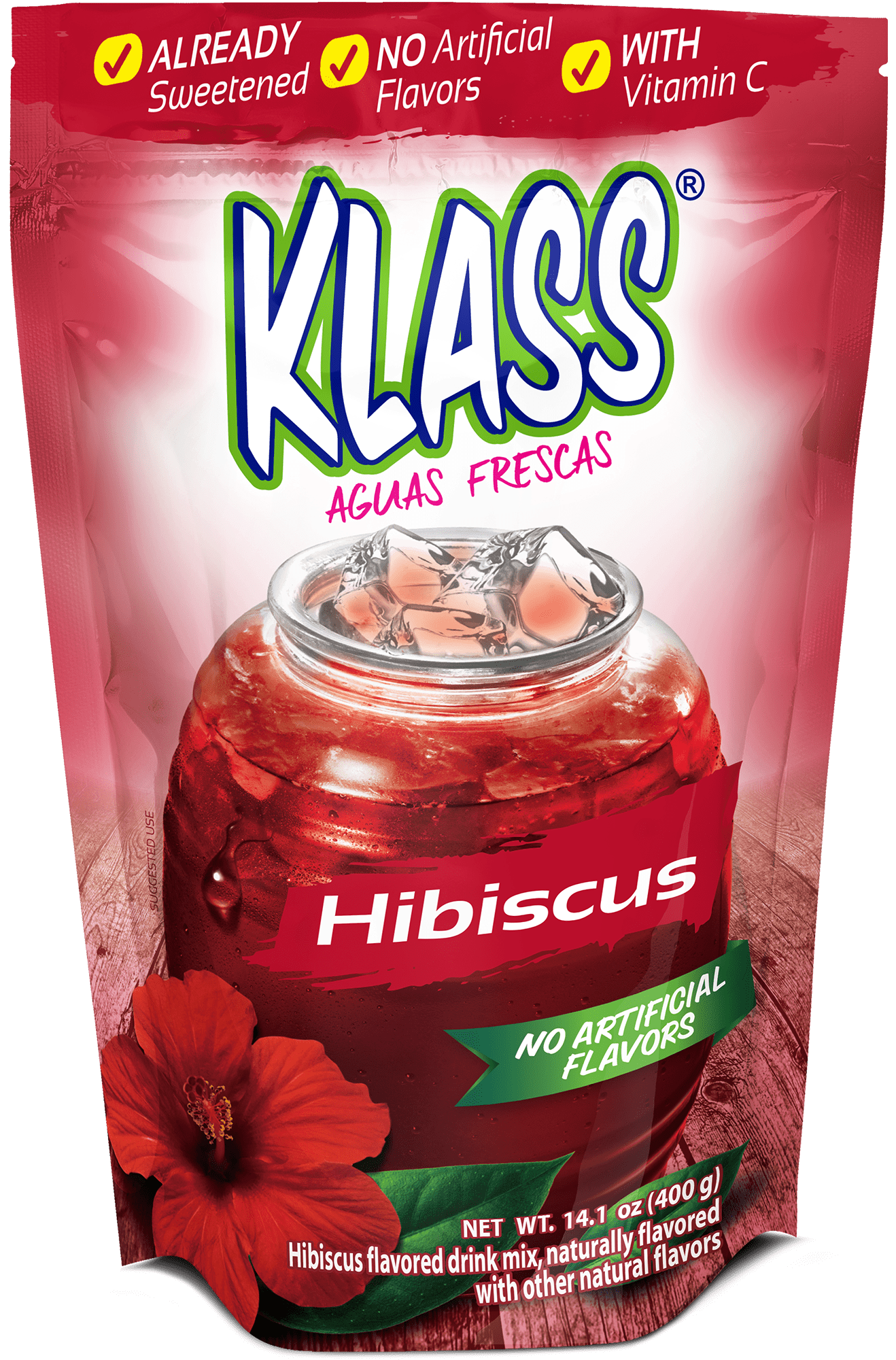 Klass Aguas Frescas Hibiscus, No Artificial Flavors or Sweeteners ...