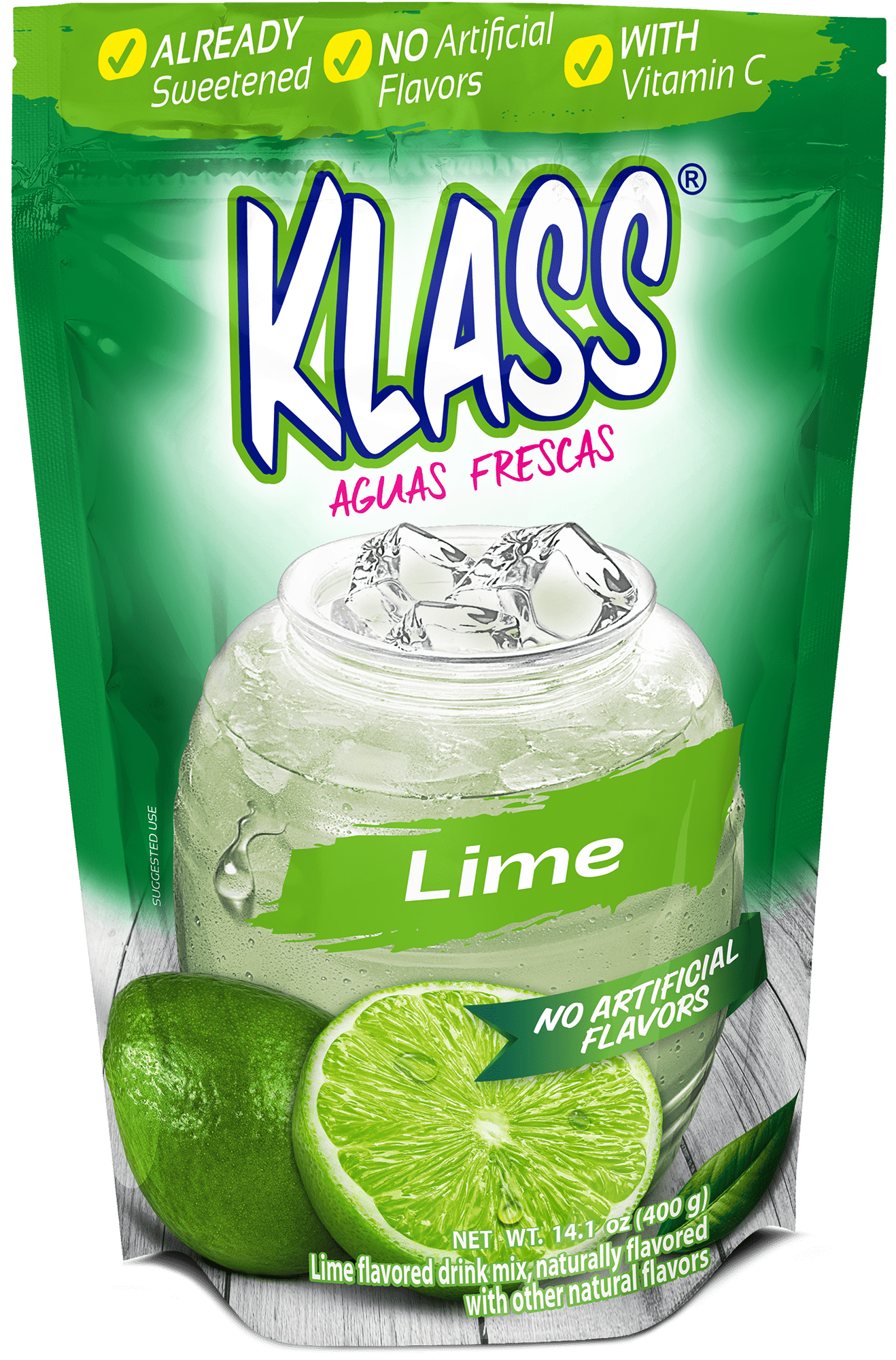 Klass Water Flavored Aguas Frescas Lemonade, Vitamin C Enriched ...