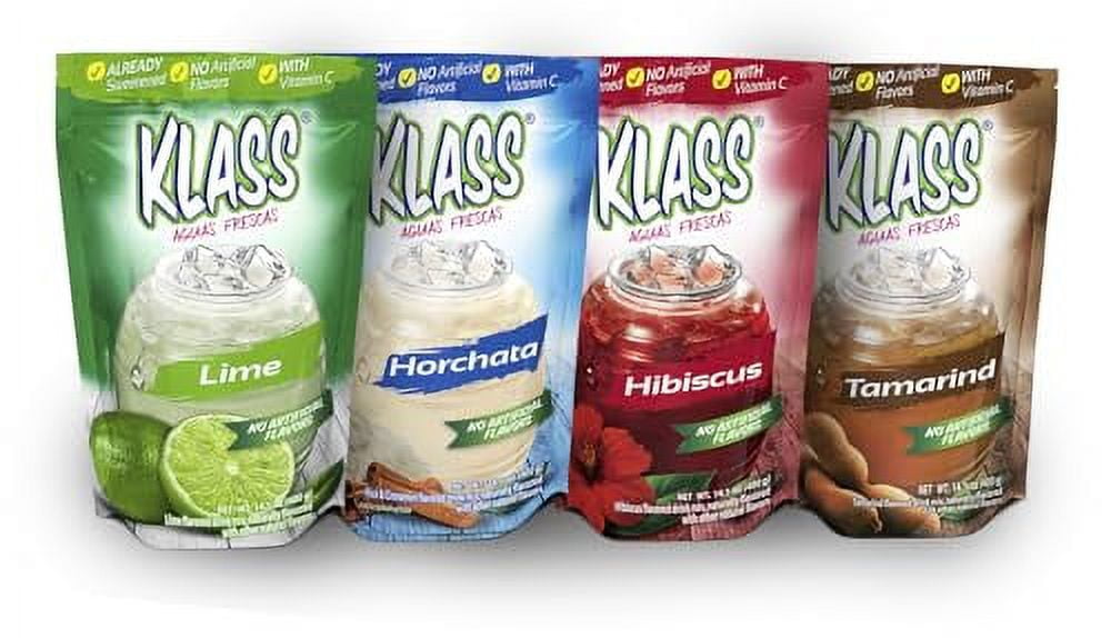 Klass Aguas Frescas Mexican Pack Drink Mix | Limeade, Horchata ...