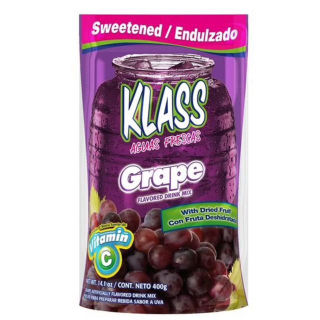 Klass Grape Drink Mix 14.1 oz (Pack of 84) - Walmart.com