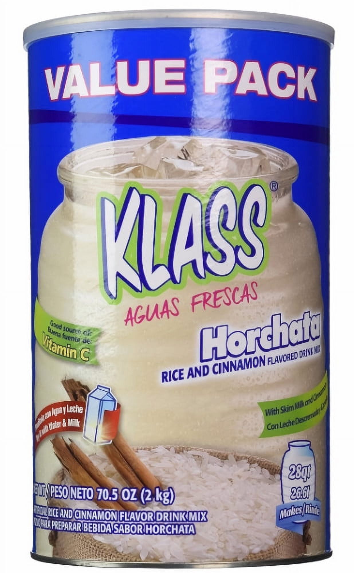 Klass Horchata Drink Mix 70.5 oz (Pack of 4) - Walmart.com