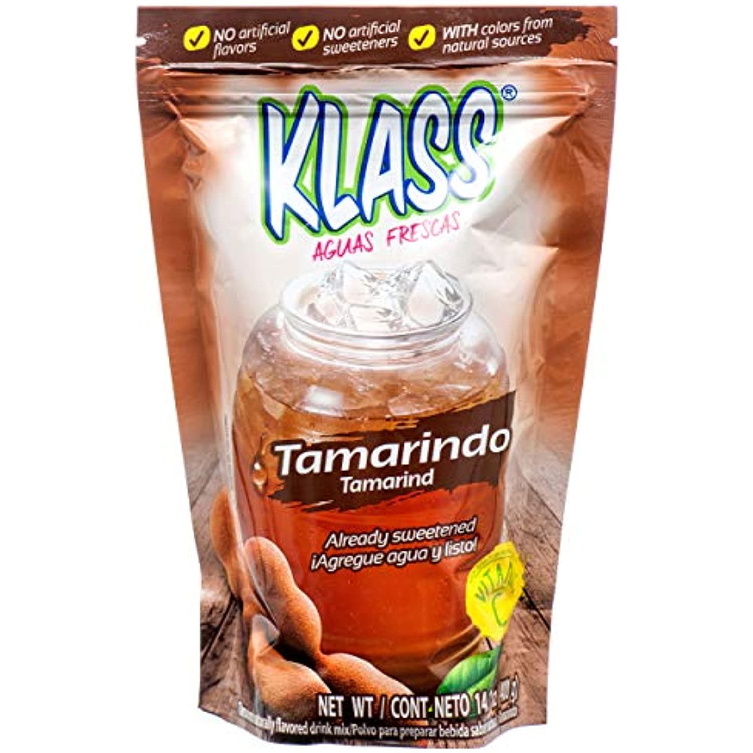 Klass Listo Tamarindo Mexican Tamarind Powder Drink Mix, 2 Packets, 14. ...