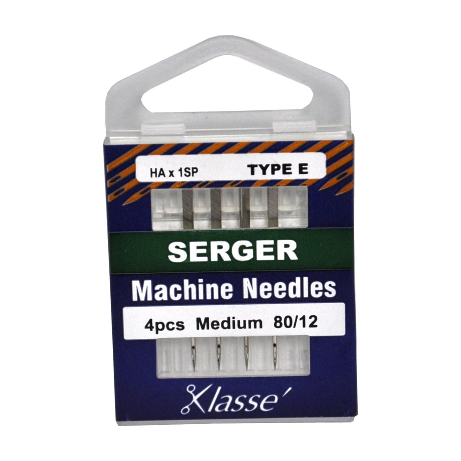Klasse HAX1SP 170E 80/12 Type E Serger Machine Needles - Walmart.com