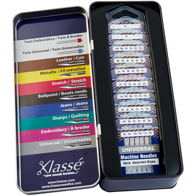 Klasse Needle Variety Tin-Contains 10 Packs Of Assorted Needles ...