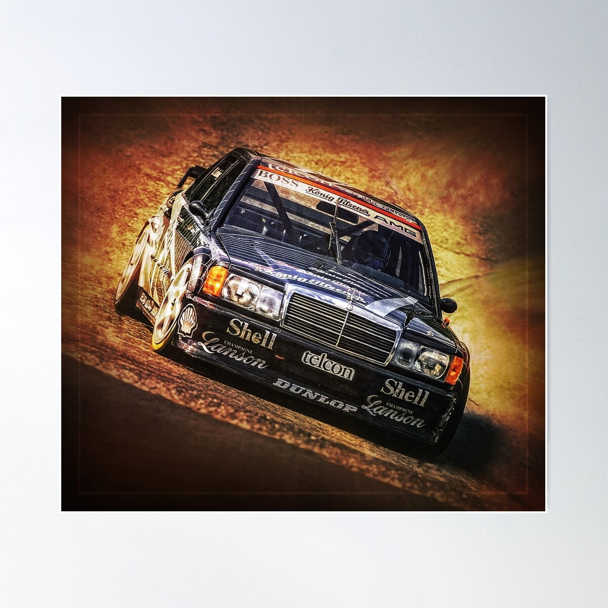 Klaus Ludwig Poster Wall Art, Modern Wall Decor, 8x12 UNFRAMED ...