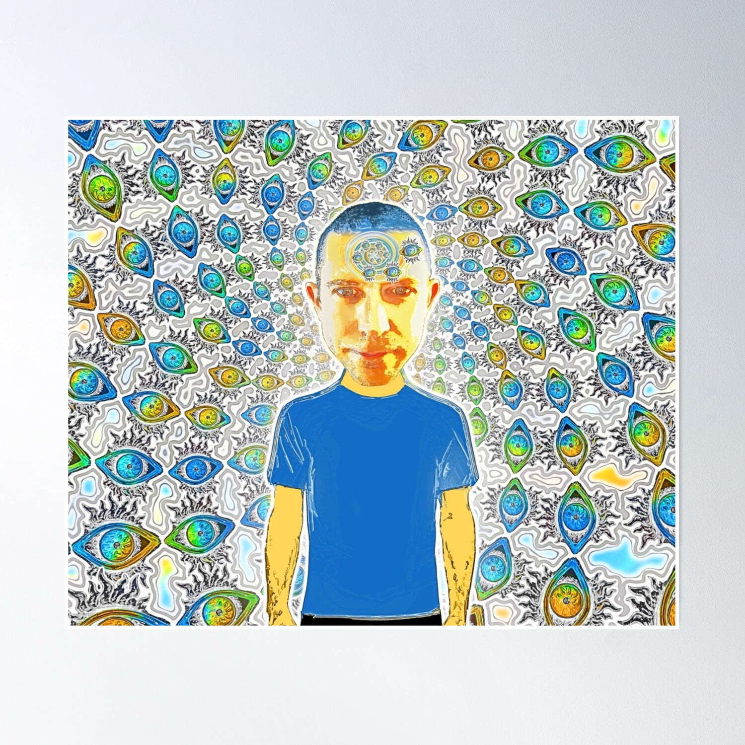Klaustoinfinity/Luminescentfire Poster Wall Art, Modern Wall Decor ...